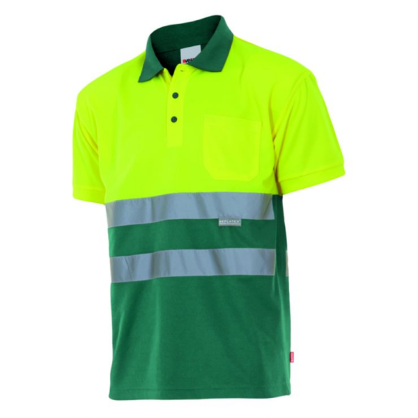 Polo Bicolor alta visibilidad Mod 173 - Andiamo Lavoro